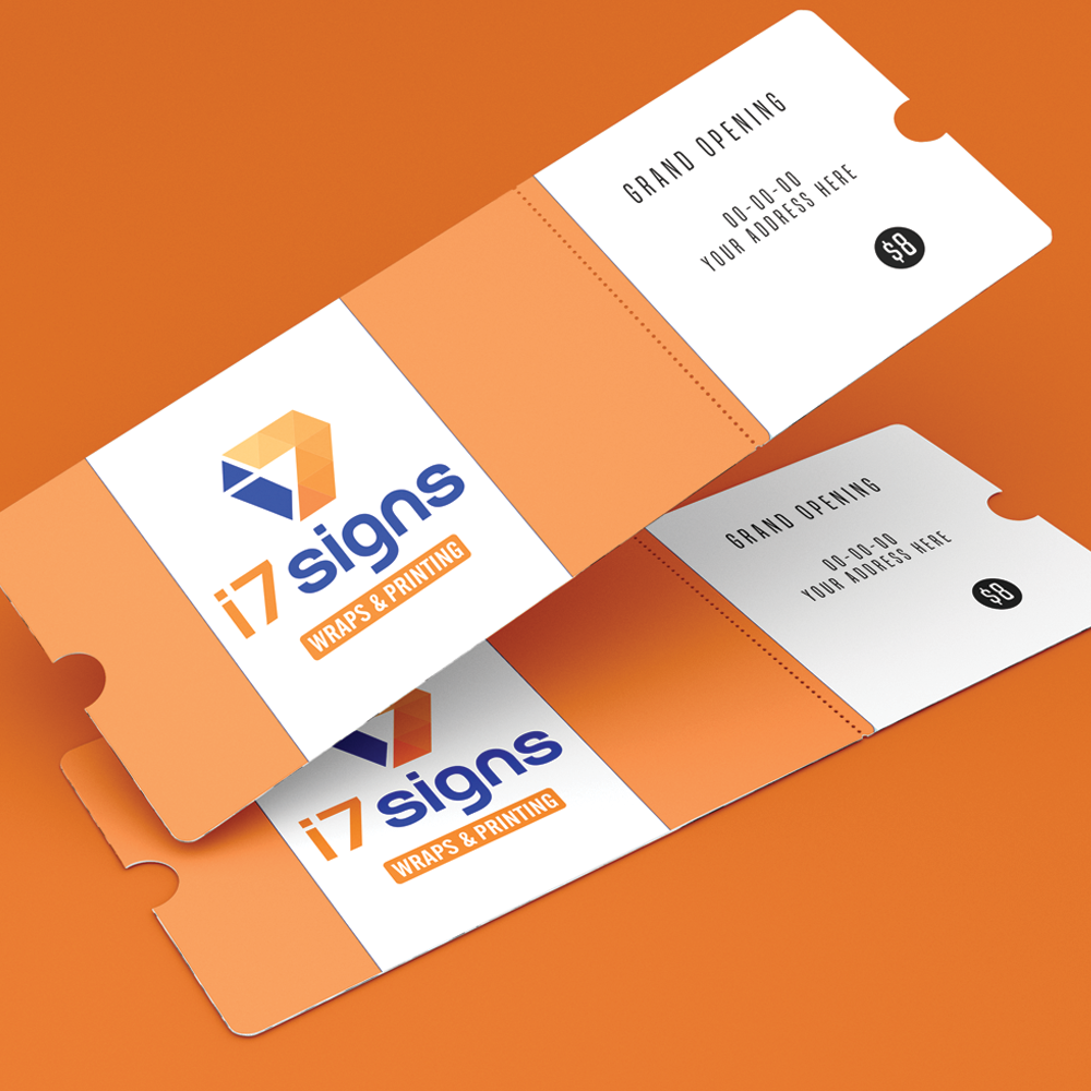 Tickets – i7 Signs,Wraps & Prints